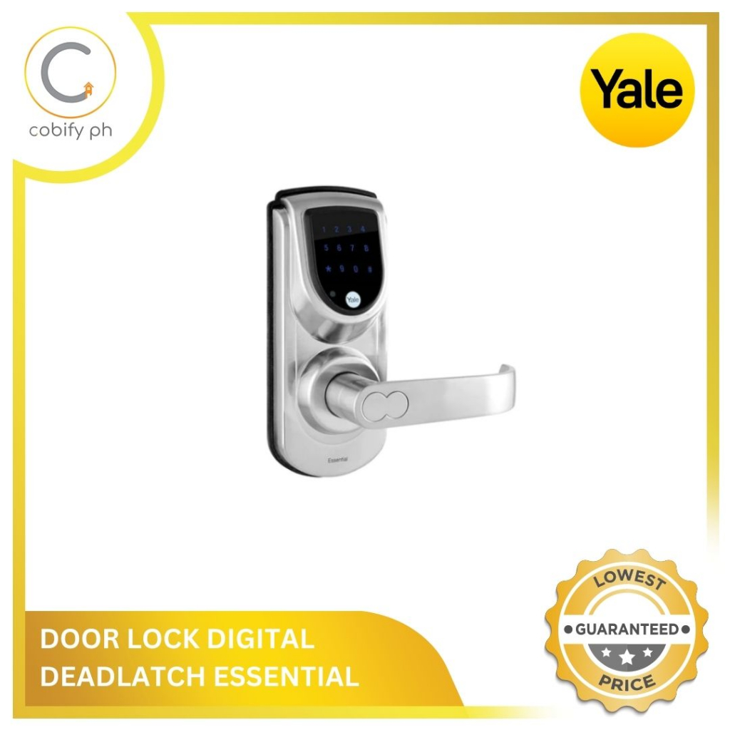 Yale Door Lock Digital Deadlatch Essential | Shopee Philippines