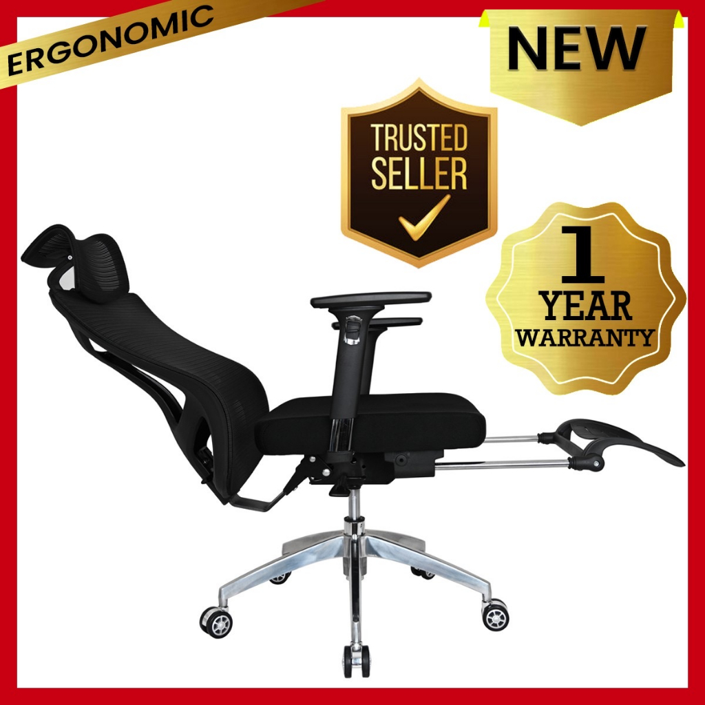 Premium X18F PRO/ X18 XTM All Mesh Bionic Spine Support Chair | Shopee ...