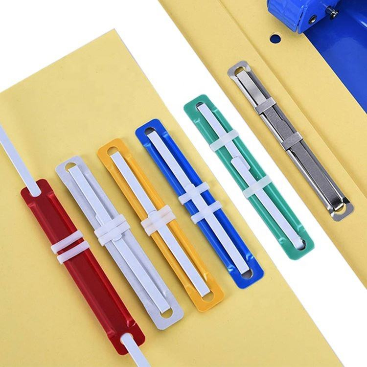SONIC 50PCs File Paper Binding Clip Two-Hole Loose-leaf File Folder ...