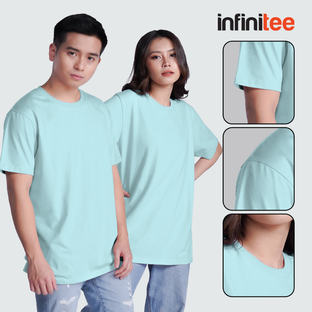 Infinitee Plain Tshirt For Men Pastel Aesthetic Color Blue Peach ...
