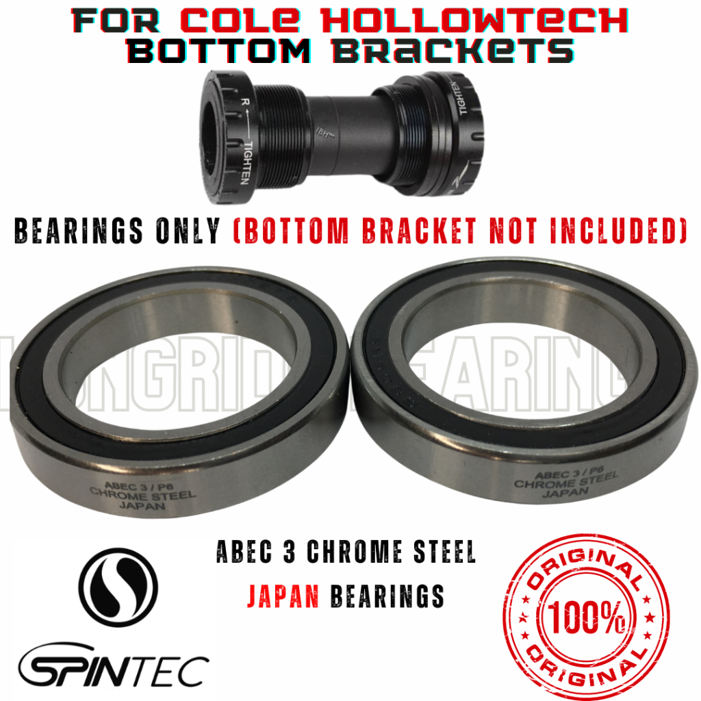 Cole Hollowtech Bottom Bracket Chrome Steel Japan Bearings from SPINTEC ...