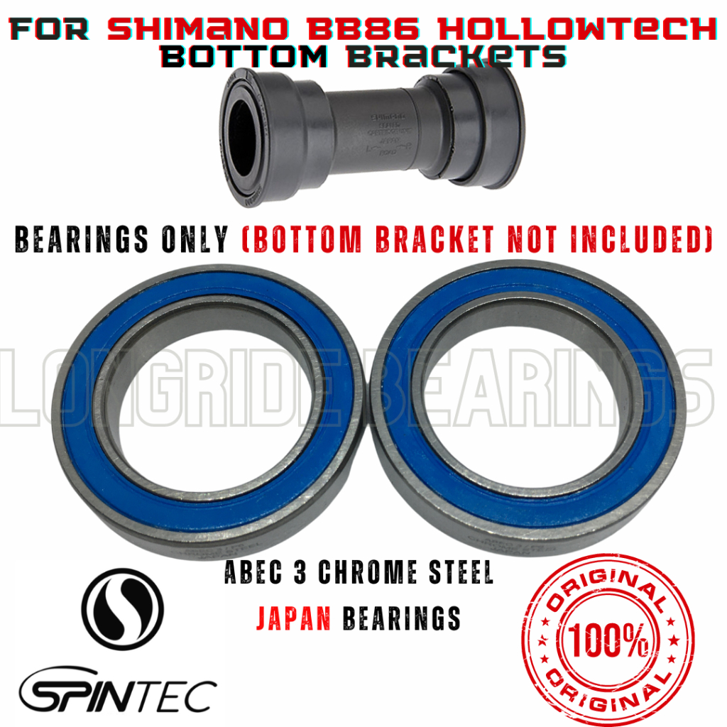 Shimano BB86 Pressfit Bottom Bracket Chrome Steel Japan Bearings from ...