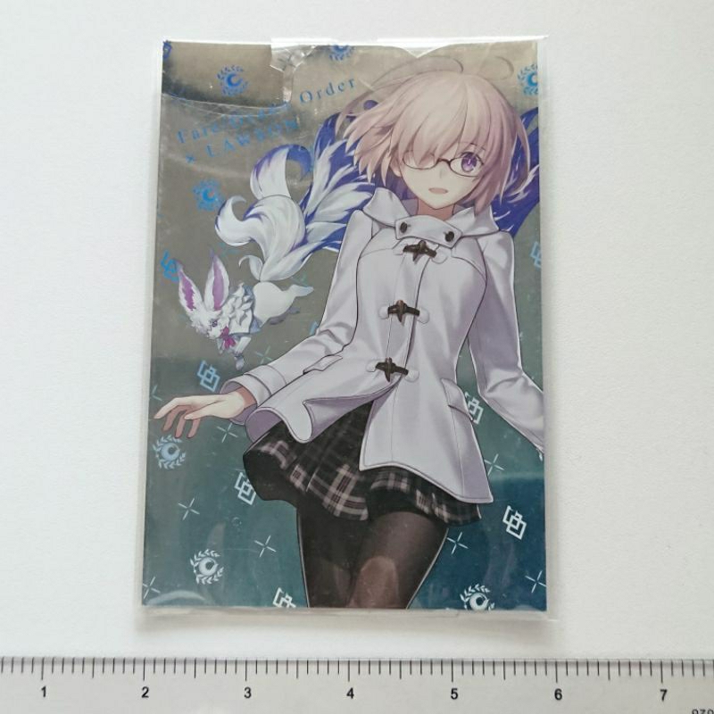 Official FGO Chrome Postcard character stand (Mash Kyrielight) Fate ...