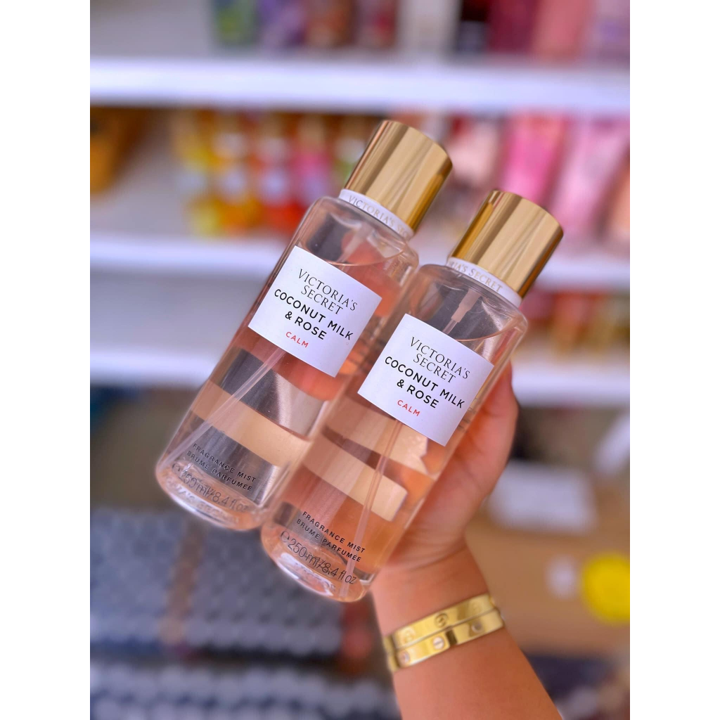 Coconut milk and Rose Calm Victoria's secret Fragrance mist with US ...