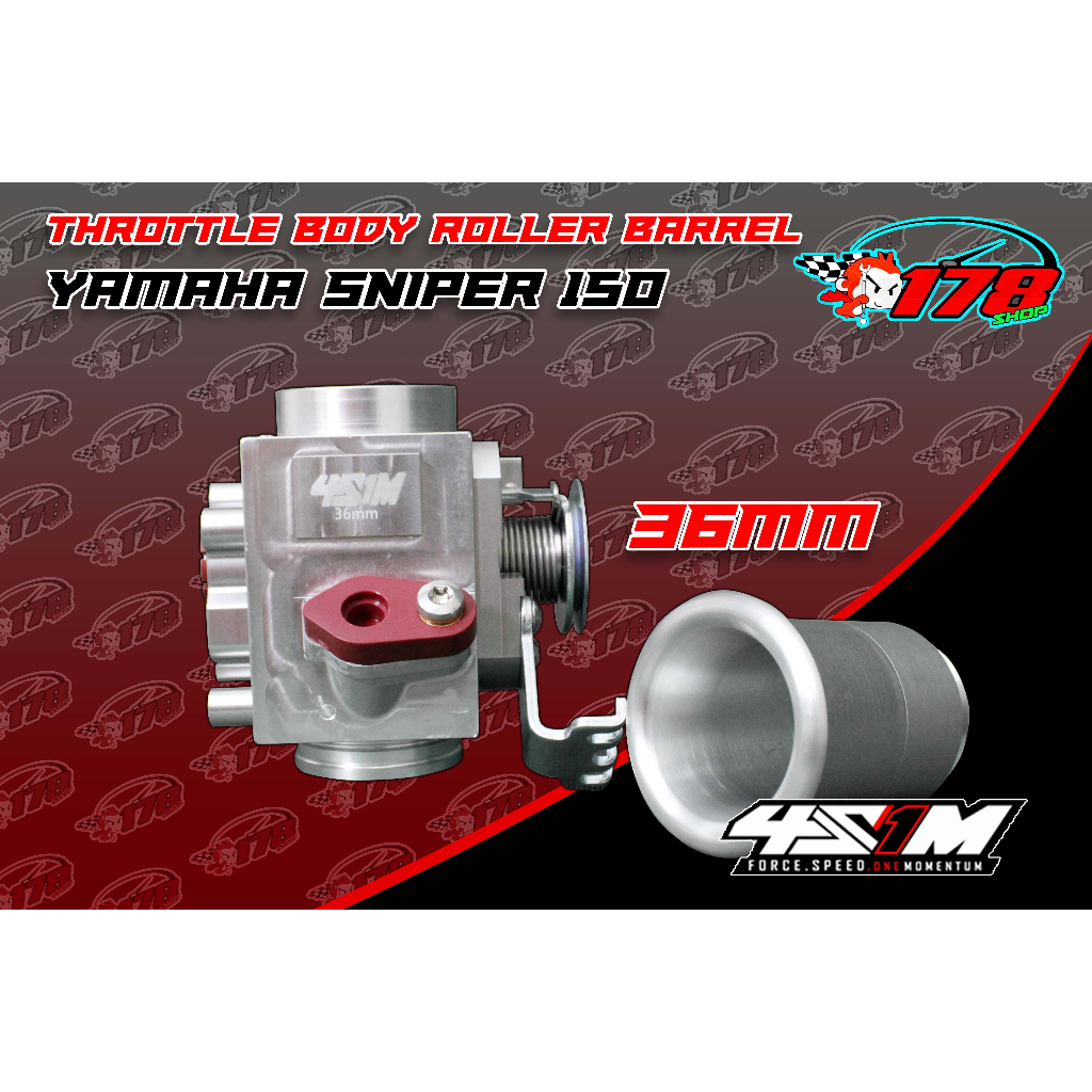 4S1M roller barrel cnc throttle body sniper 150/155 with velocity ...