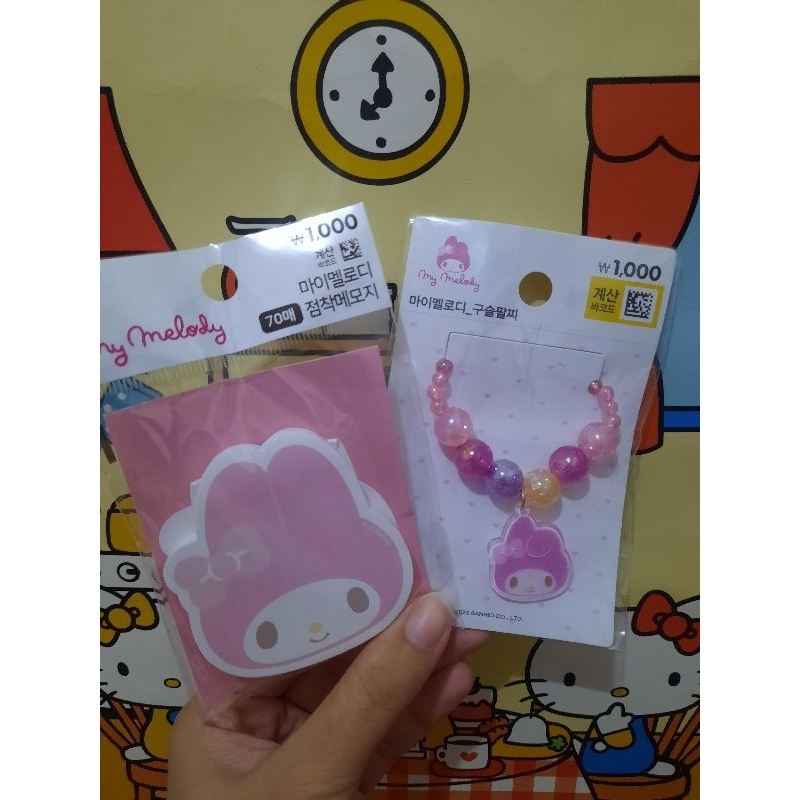 My Melody Sticky notes and Bracelet | Shopee Philippines