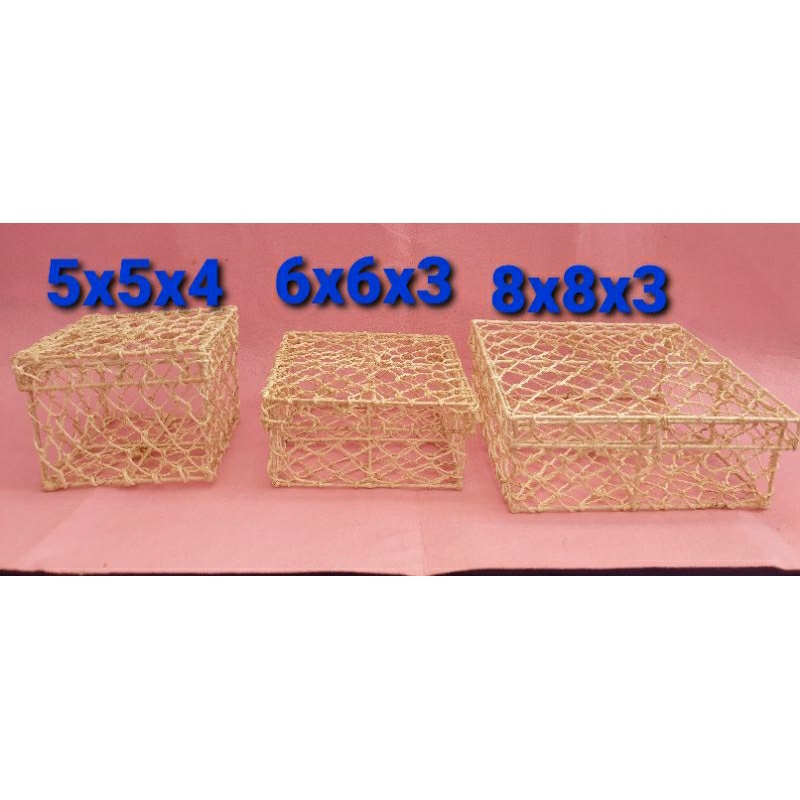 Native/abaca box 8X8X3,8x8x4 ONLY /Gift or souvenir box | Shopee ...