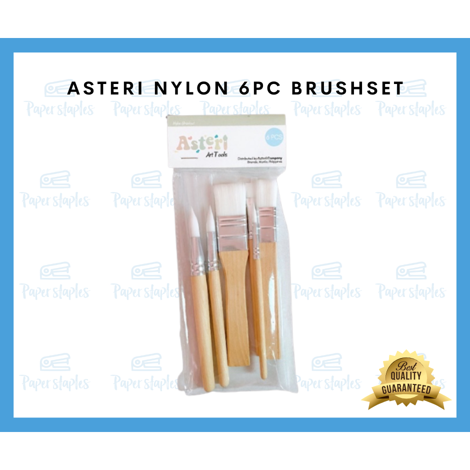 Asteri Nylon Brushset (6pcs) | Shopee Philippines