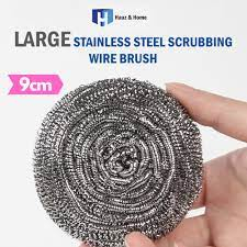 Premium Stainless Steel Scrubber, Metal Scouring Pads, Steel Wool Pads ...