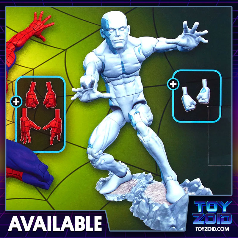 Marvel Legends Spider-Man & His Amazing Friends Iceman Firestar 3 Pack ...