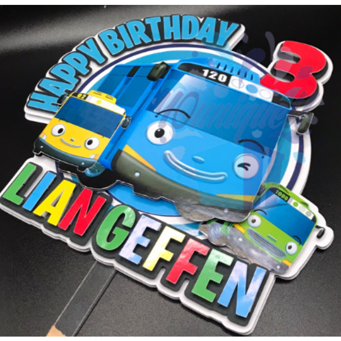 Tayo the Little Bus Cake Topper (3D/Layered) | Shopee Philippines