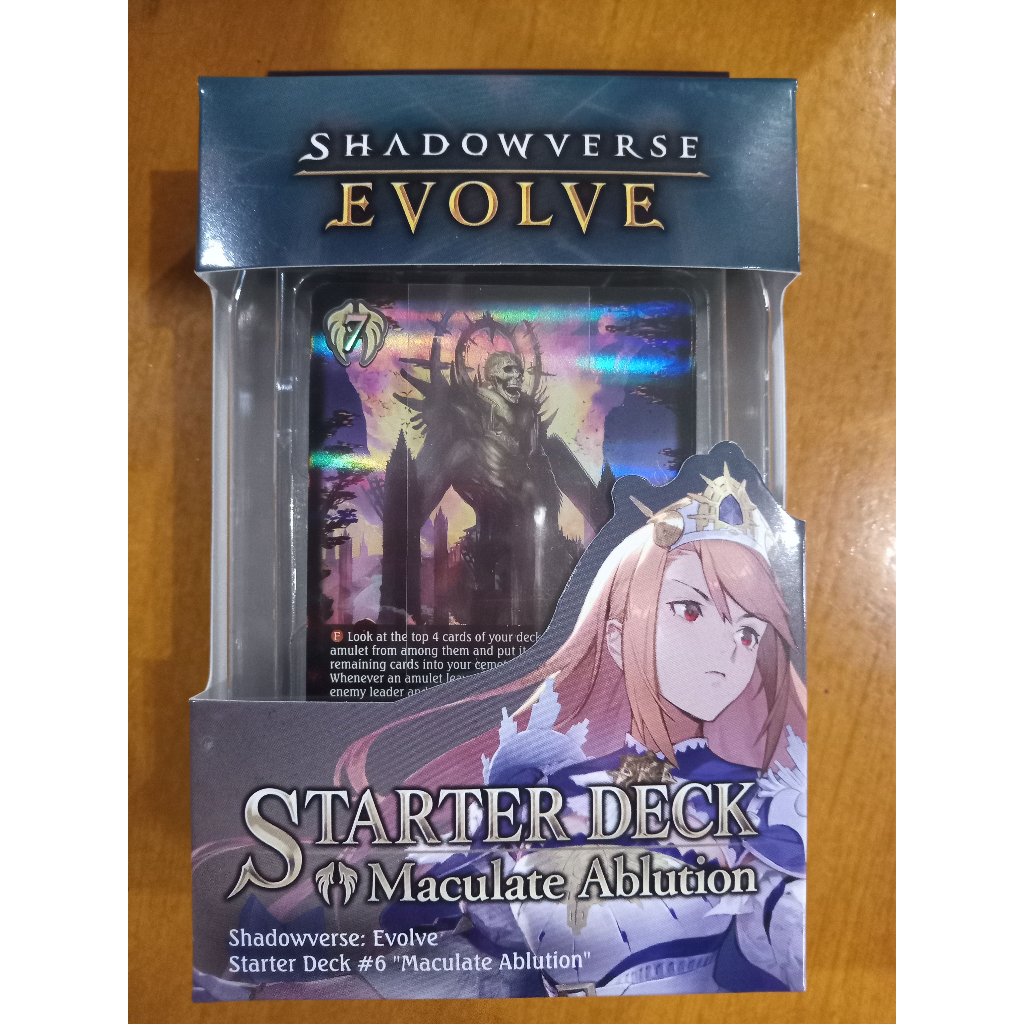 SVE Maculate Ablution Havencraft Starter Deck 6 Shadowverse Evolve English Sealed | Shopee ...