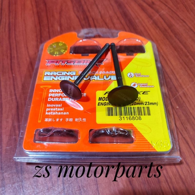 Pitsbike Mio 110/115 Engine valve (std 20mm/23mm) (24mm/28mm) | Shopee ...