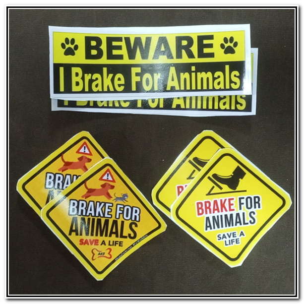 I Brake for Animals Animal Vinyl Sticker Decals Decal for Car Tumbler ...