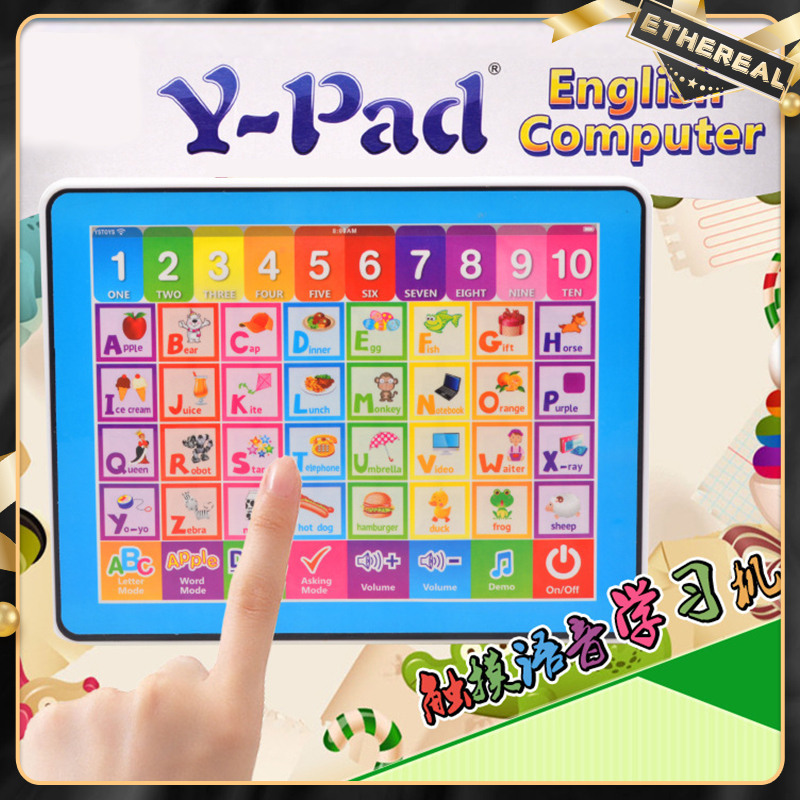 Y-PAD Learning Machine Toy English Computer Tablet Learning Education ...