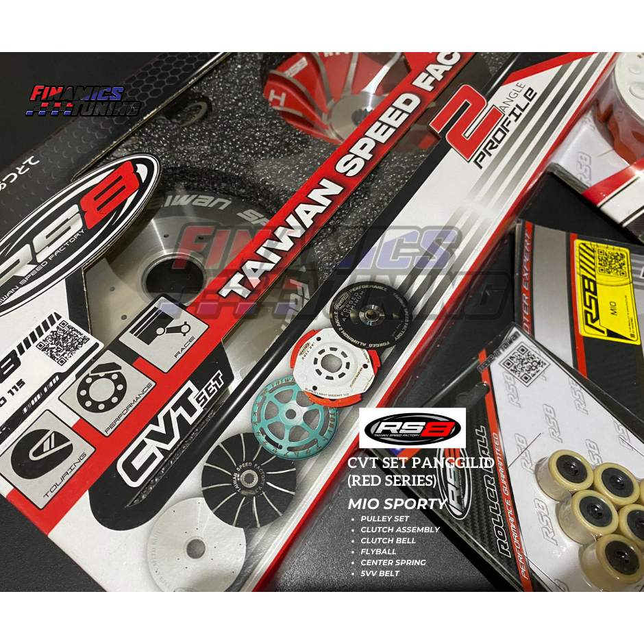 MIO SPORTY TARAGSIT RS8 CVT SET PANGGILID FOR MIO SPORTY REDSPEED V4.2 ...