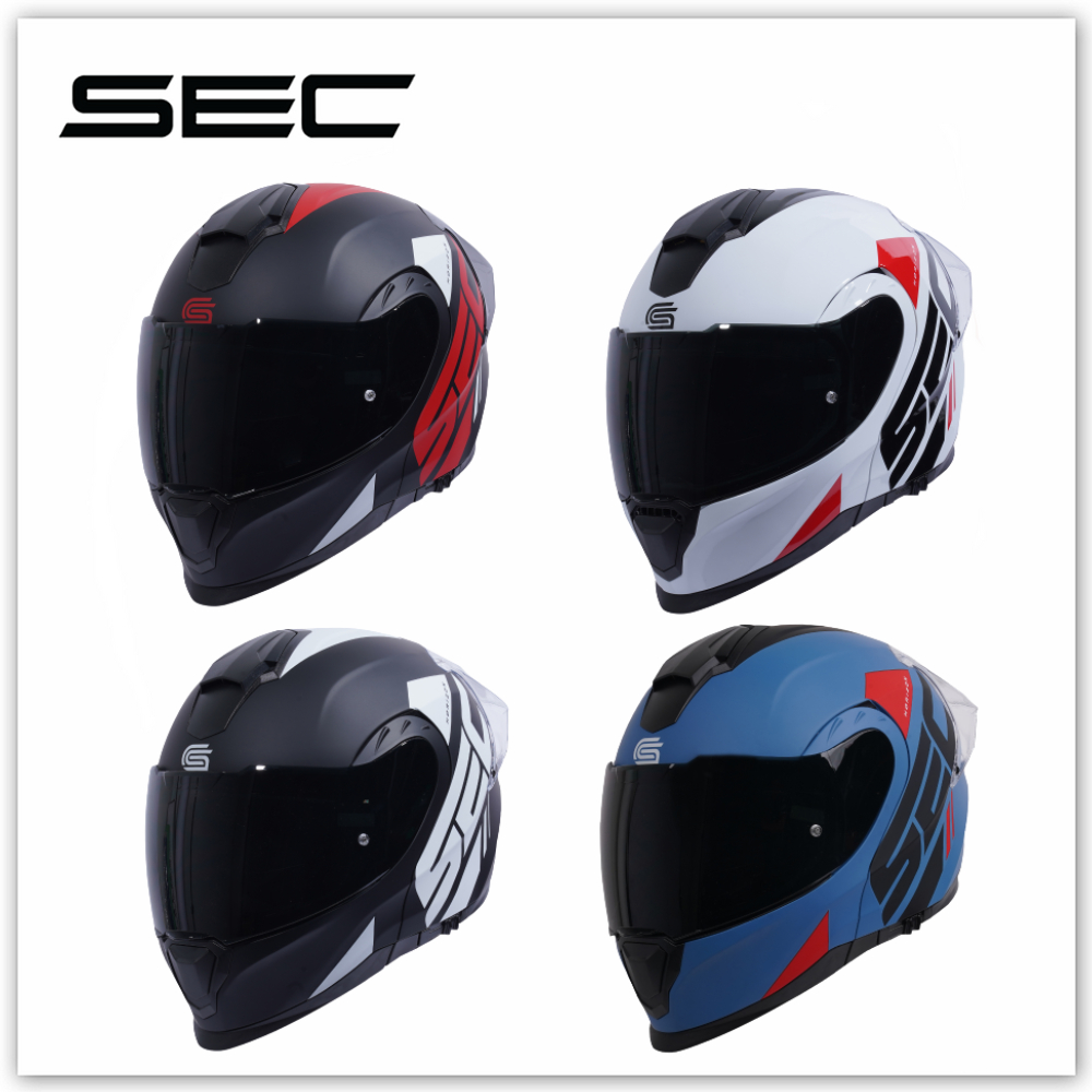 SEC HORIZON I Solid Matte/Gloss Modular Helmet (Sizes S-XL) | Shopee ...