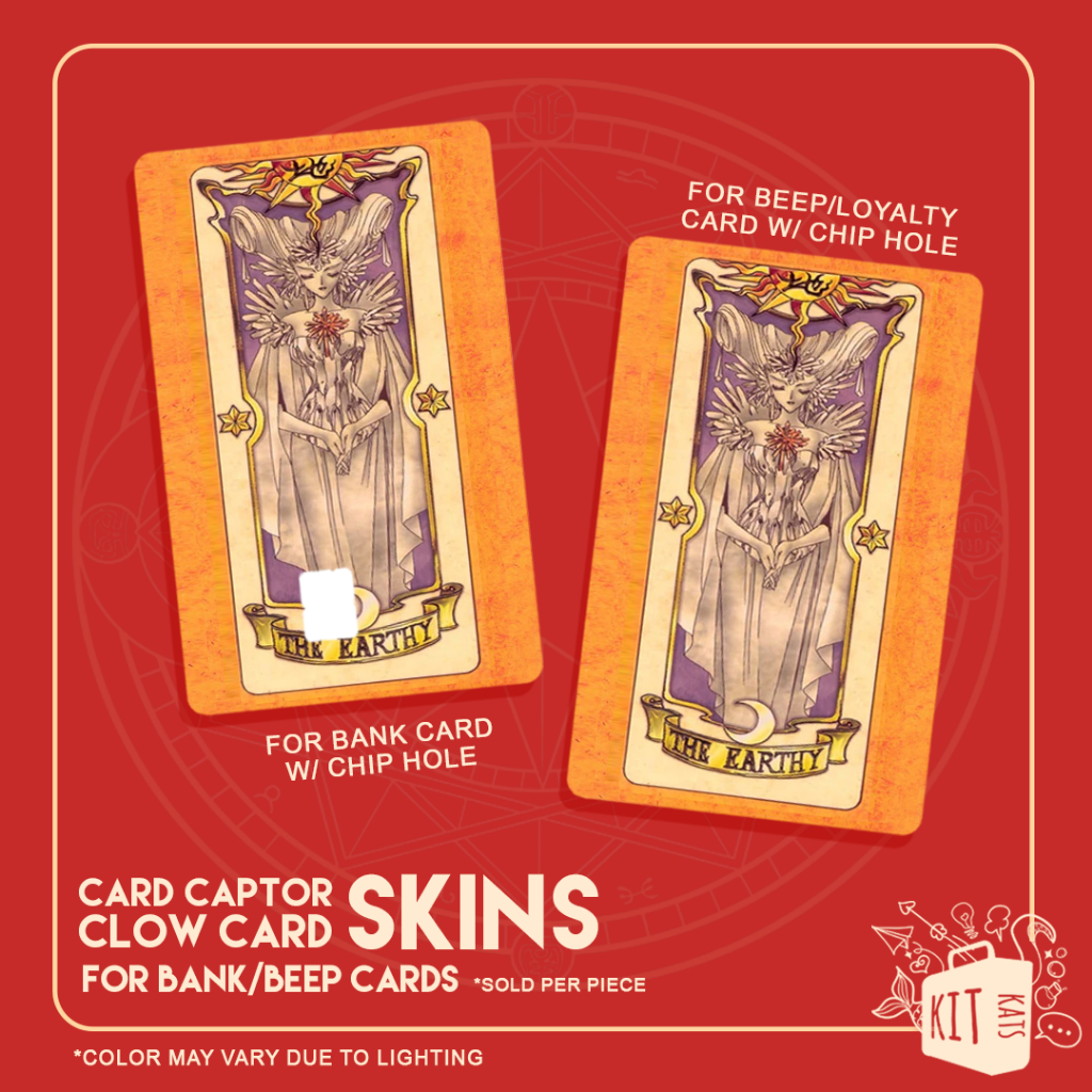 Card Captor Sakura Clow Card Sticker For Bank Beep or Loyalty Cards ...