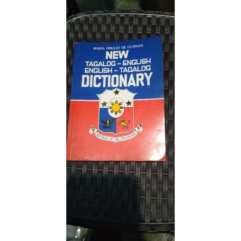 New Tagalog English dictionary secondhand | Shopee Philippines