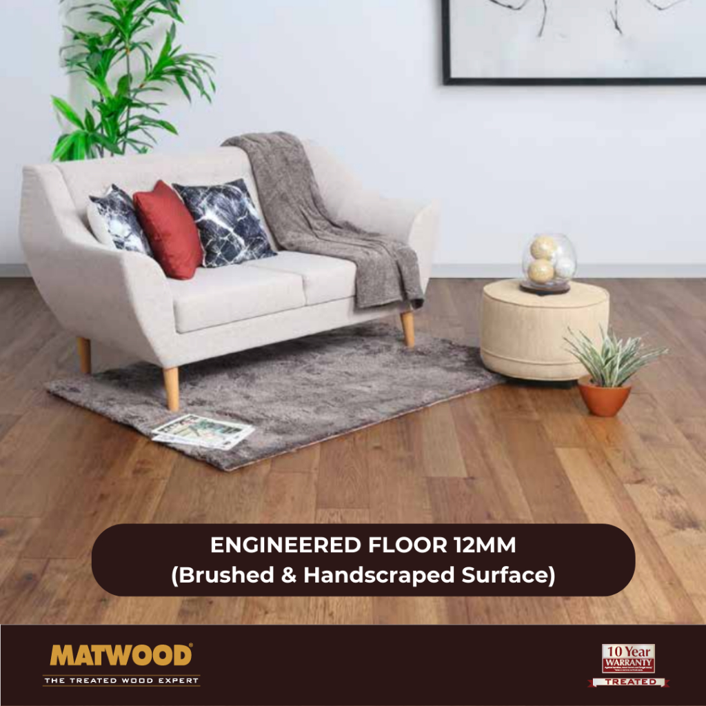 Matimco Inc. Matwood Engineered Floor 12mm (Brushed And Hand-Scraped ...