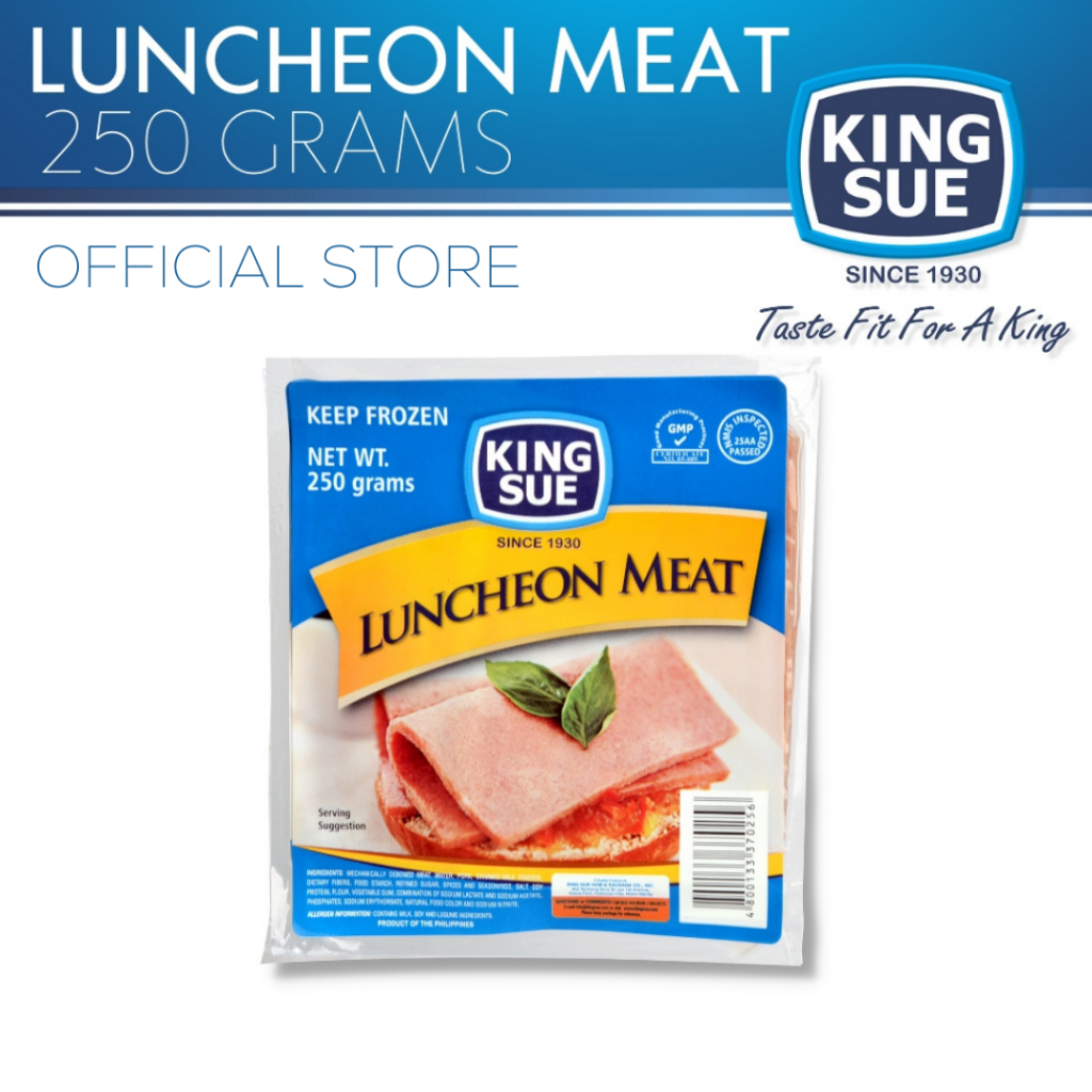King Sue Luncheon Meat 250g | Shopee Philippines