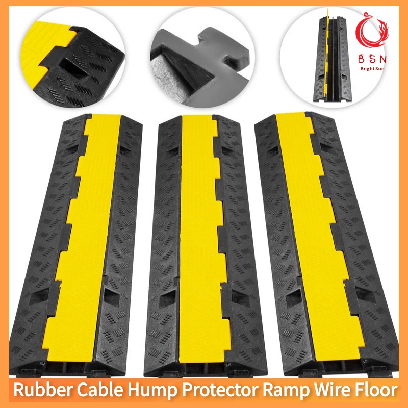 Rubber Channel Floor Cable Hump Lead Cover Protector Ramp Wire ...