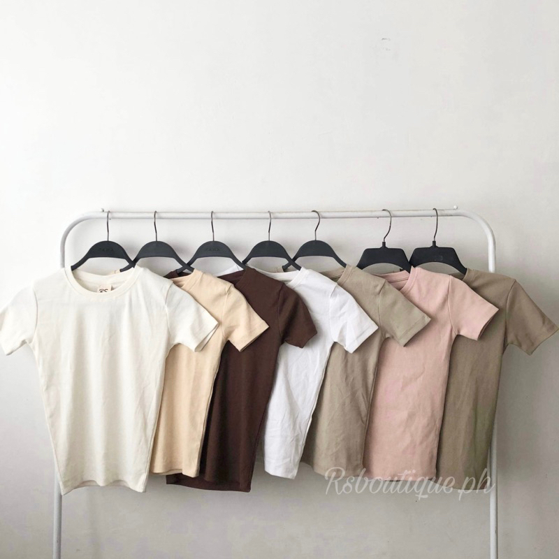 RS Brand Basic T-Shirt Full Length | Shopee Philippines