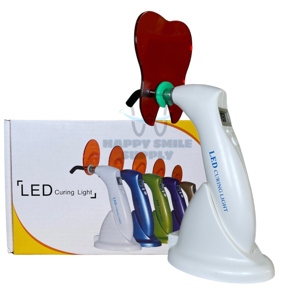 Rechargeable LED Dental Curing Light Cure Lamp Gun Type Machine 3 Modes ...