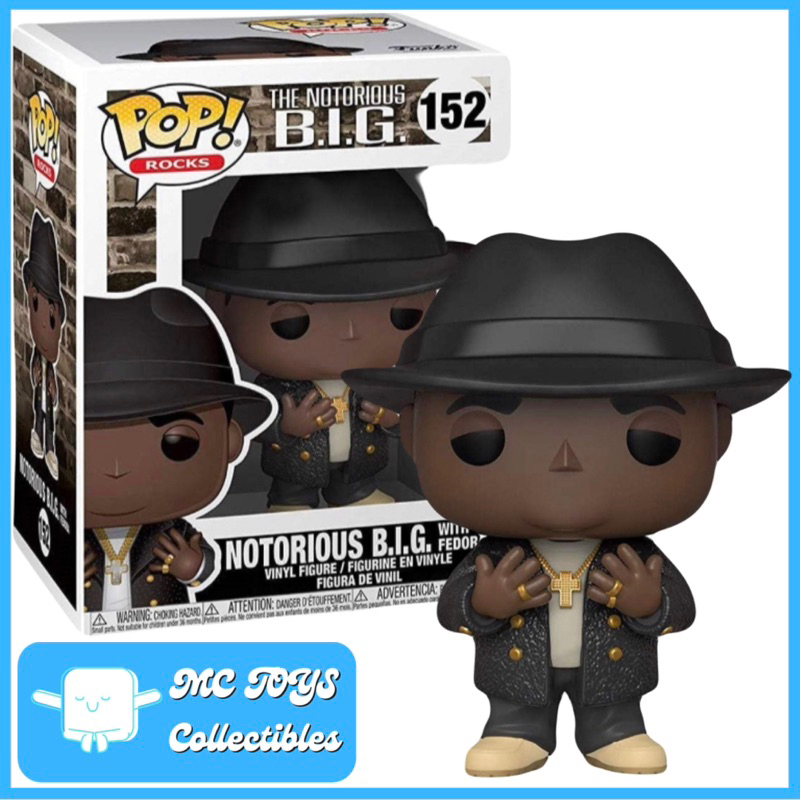 Funko POP! Rocks: Notorious B.I.G With Fedora #152 (Free Protector) | Shopee Philippines