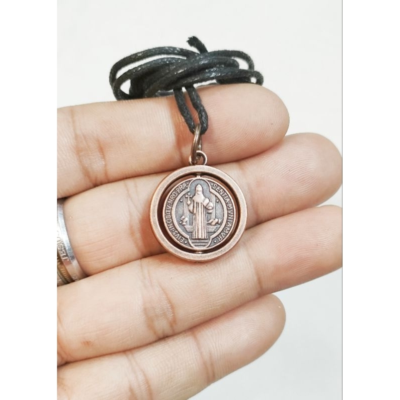 St. Benedict Miraculous Bronze Turnable Good Quality Medal for ...