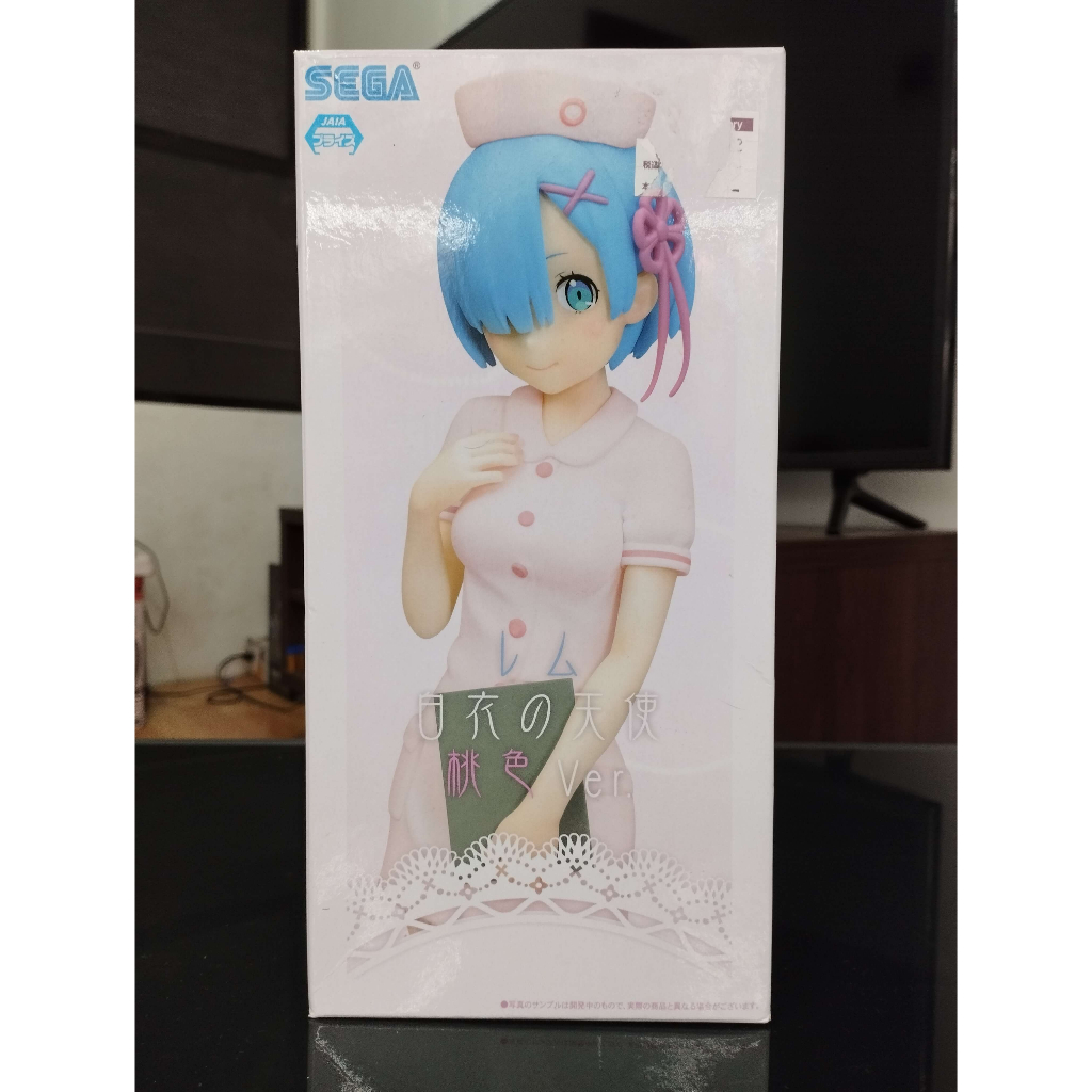 Authentic: Rem Premium Figure Pink Nurse Version - Anime Figure Toys ...