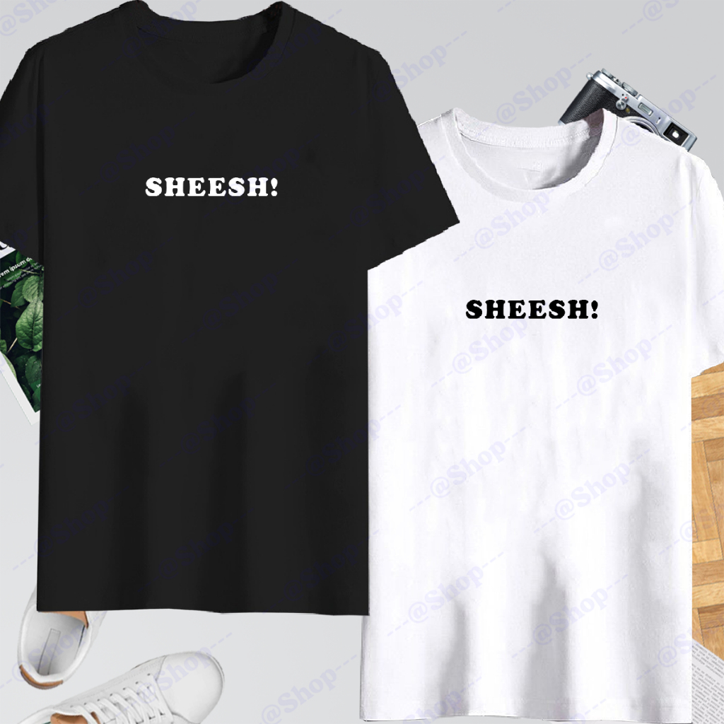 T-shirt Clothing Sheesh Words Design Cotton (4 Size S, M, L, XL ...