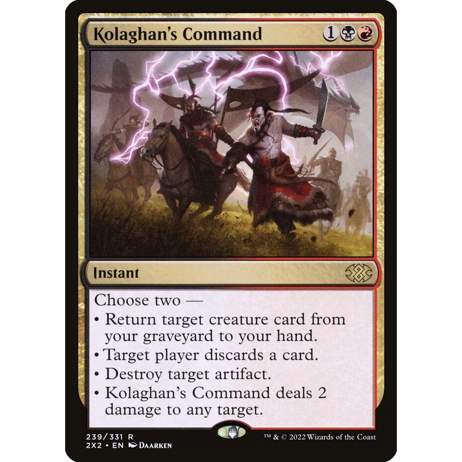 Kolaghan's Command - FOIL - Magic The Gathering | Shopee Philippines