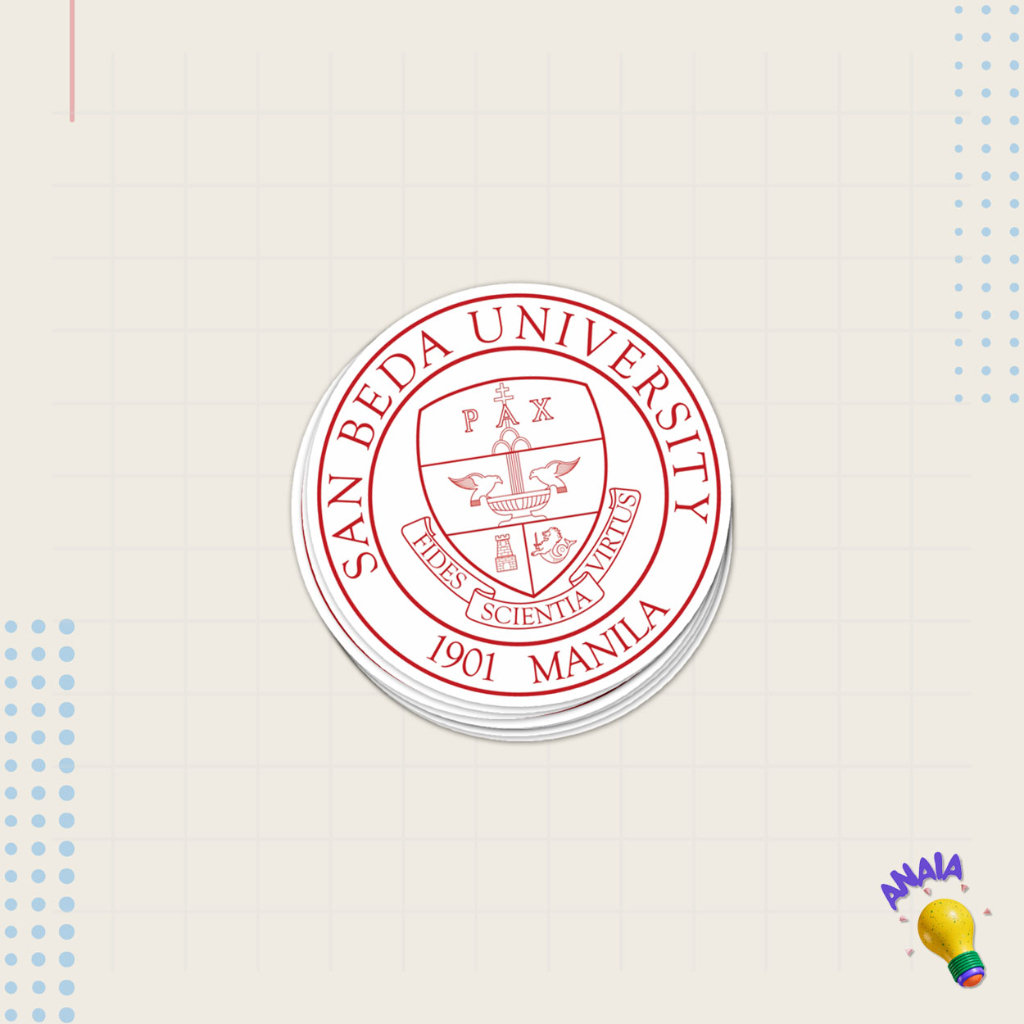 NCAA LOGO STICKERS - BASTE, BEDA, LYCEUM, BENILDE, LETRAN, MAPUA ETC ...