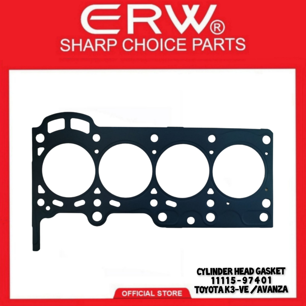 CYLINDER HEAD GASKET Replacement part no. ( 11115-97401 ) TOYOTA K3-VE AVANZA (STEEL) (1PC ...