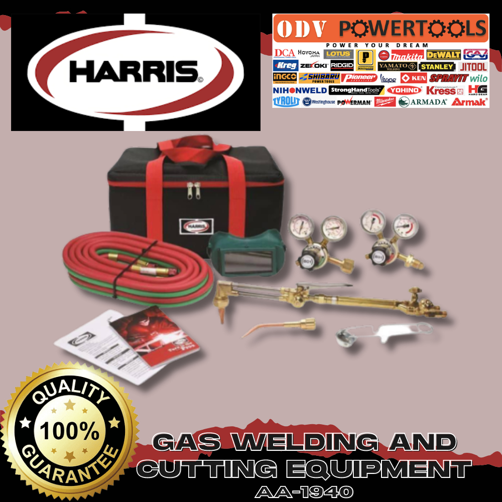ORIGINAL HARRIS AA-1940 Acetylene Cutting Outfit Set (ORIGINAL, Made in ...