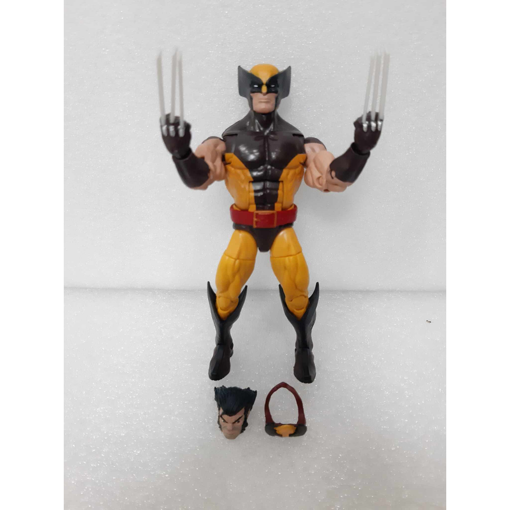 Marvel Legends Retro Brown Wolverine X-Men Juggernaut Wave | Shopee ...