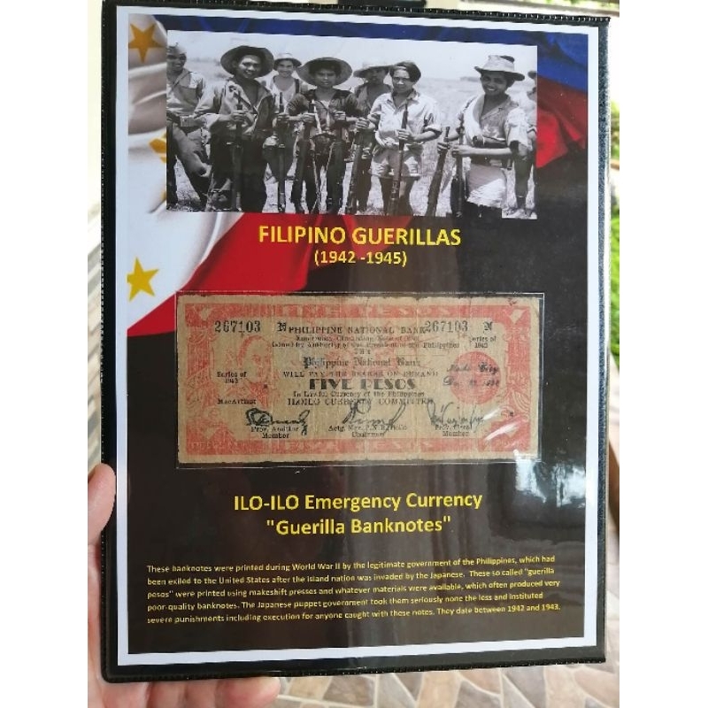 Ilo-ilo Guerrilla bank notes | Shopee Philippines