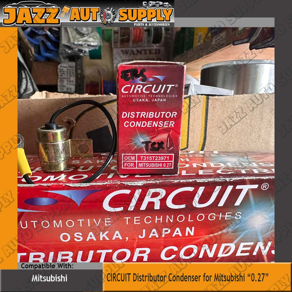 CIRCUIT Distributor Condenser for Mitsubishi “0.27” | Shopee Philippines