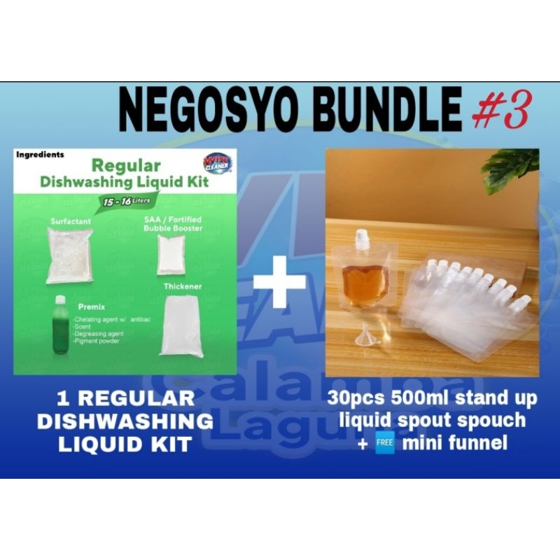 DIY DISHWASHING LIQUID KIT (NEGOSYO BUNDLE) | Shopee Philippines