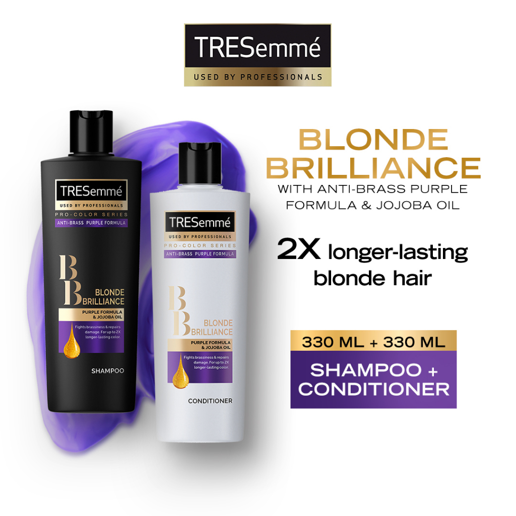 Tresemme Blonde Brilliance Shampoo and Conditioner 300ml Bundle ...