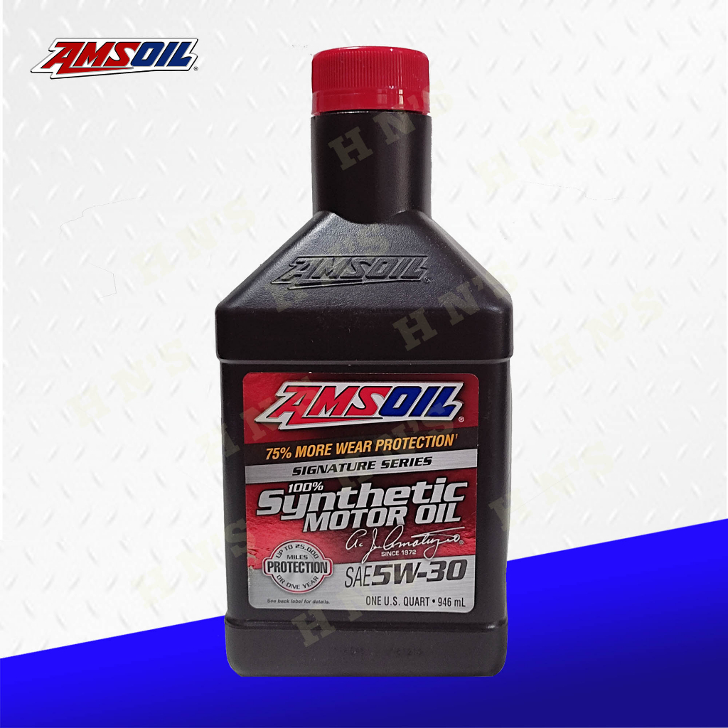 AMSOIL Signature Series 5W-30 Fully Synthetic Engine Oil 1 qt ( for ...