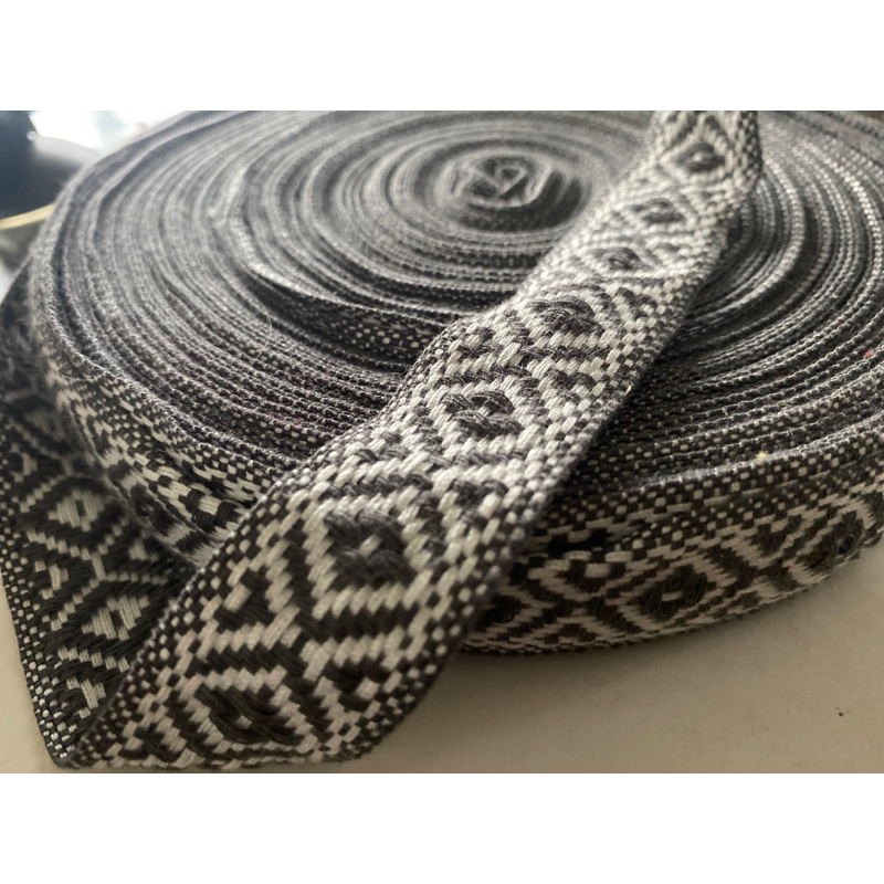 1” ETHNIC BROCADE FABRIC CLOTH RIBBON | Shopee Philippines
