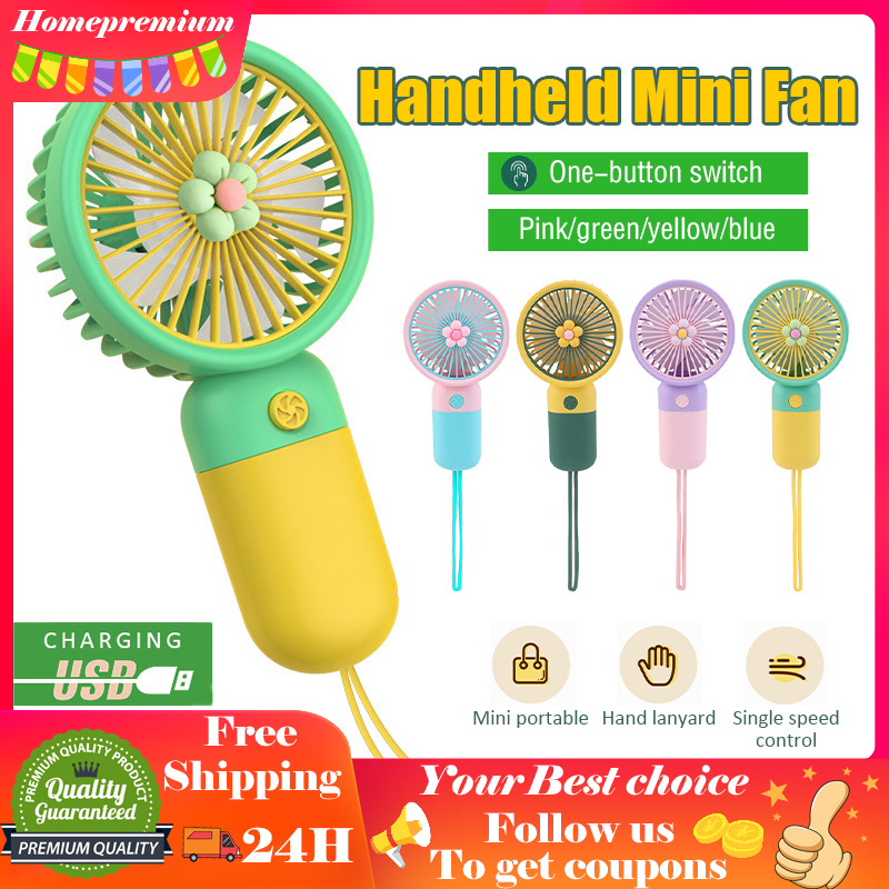 Mini Fan USB Rechargeable Fan Cute Electric Fan Portable Travel Handy ...