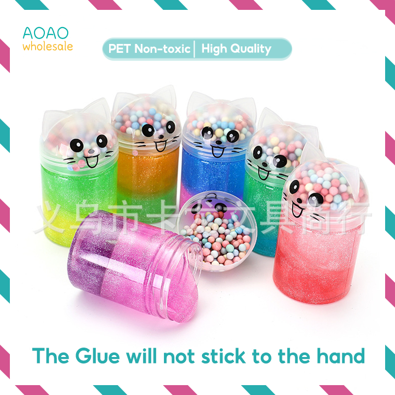 PET Non-toxic Slime set Not stick to the hand Squishy Toys | Shopee ...