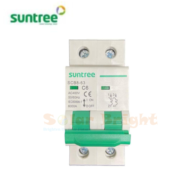 SUNTREE AC MCB 230V AC 6A 10A 16A 20A 32A 40A 50A 63A DIN RAIL TYPE ...