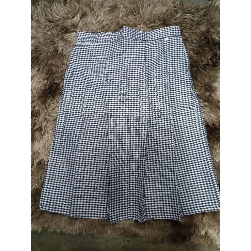 SCHOOL UNIFORM PALDA CHECKERED BLACK | Shopee Philippines