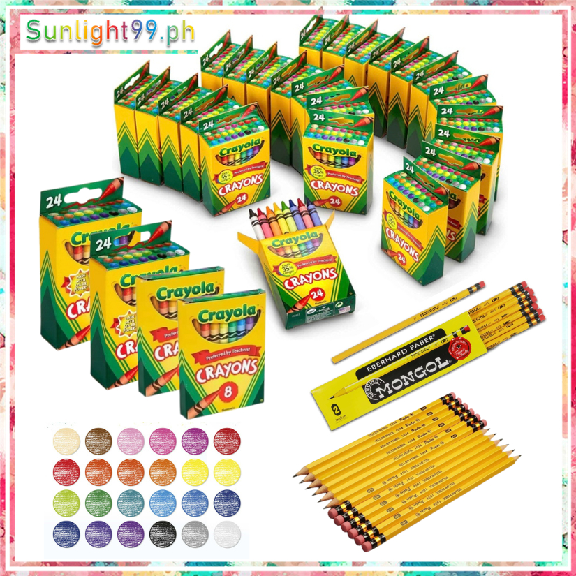 6/8/16/24 colors Crayola original kids cartoons crayon students school ...