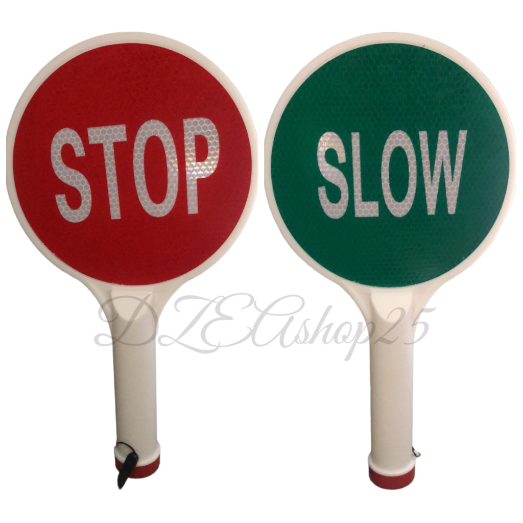 STOP/SLOW/GO TRAFFIC SIGNAGE REVERSIBLE ( 1PC ONLY ) | Shopee Philippines