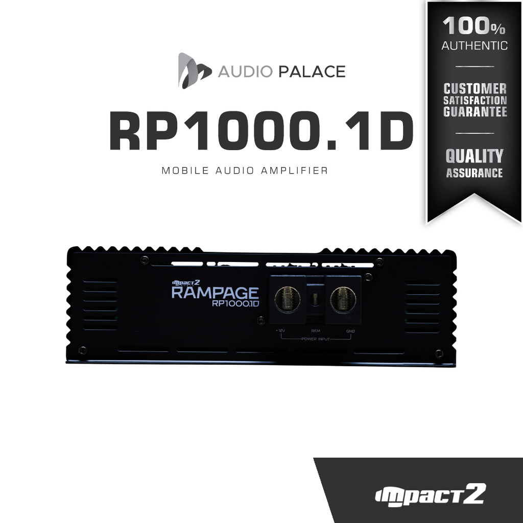 Impact2 RP-1000.1D Mobile Audio Amplifier | Shopee Philippines